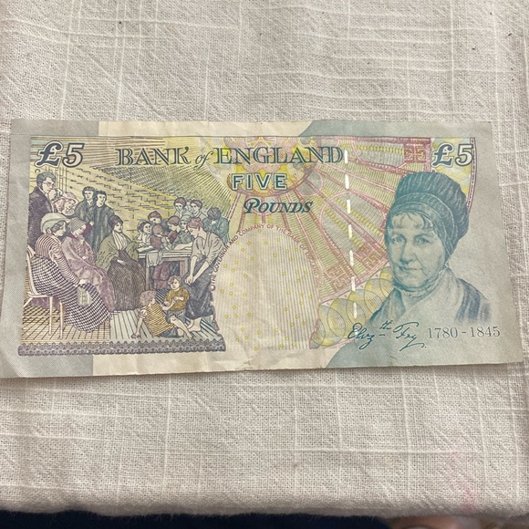 Vintage | Other | 5vintage 2002 Five Pounds Bank Note Bank Of England ...